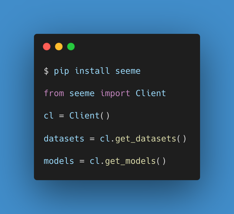 SeeMe.ai - No-code MLOps - The simplest way to create, use, and share AI.